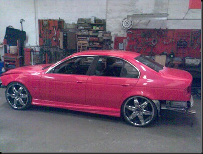 The Tuning Company - blog officiel: Pink E39 : Sortie de cabine